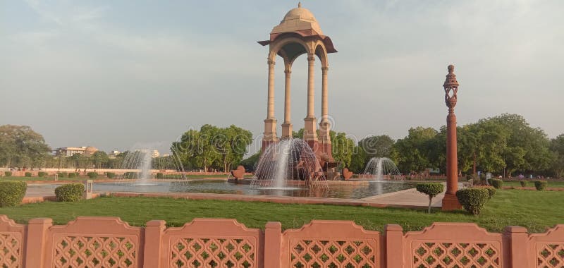 Delhi capital of india stock image. Image of palace - 212744445