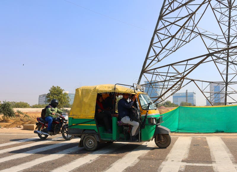 An Auto Rickshaw is a Motorized Version of the Pulled Rickshaw ...