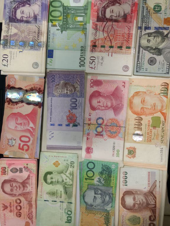 Different Banknotes of the World. Editorial Image - Image of money ...