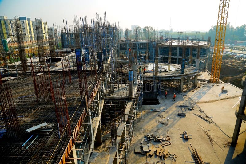Delhi, India - March 2018 : New Construction of Building in Mumbai ...