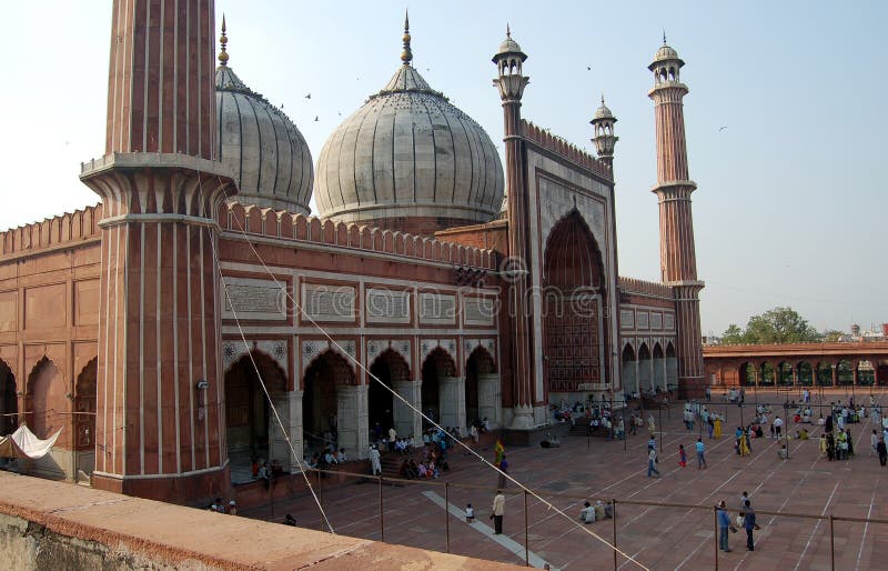 Delhi mosque editorial photography. Image of delhi, mosque - 12909447