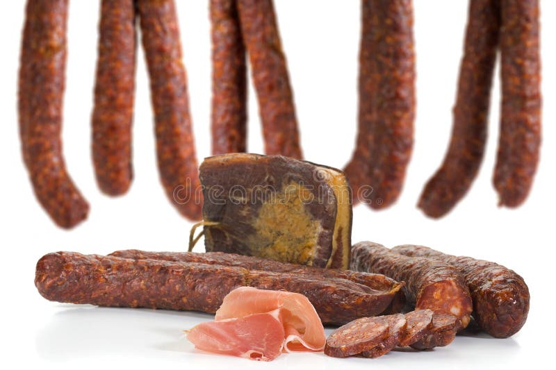 Deli stock image. Image of piece, sausage, bacon, pork - 18868325