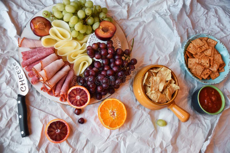 Snack time stock photo. Image of fruits, oranges, containers - 110811700