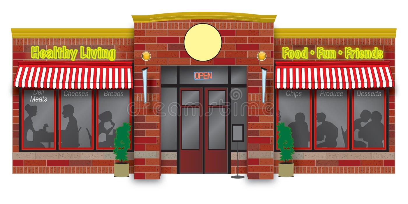Storefront Illustration Stock Illustrations – 32,635 Storefront ...