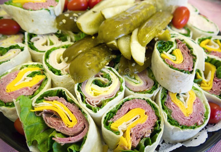 Deli Wraps stock photo. Image of meal, eating, snack - 19968208