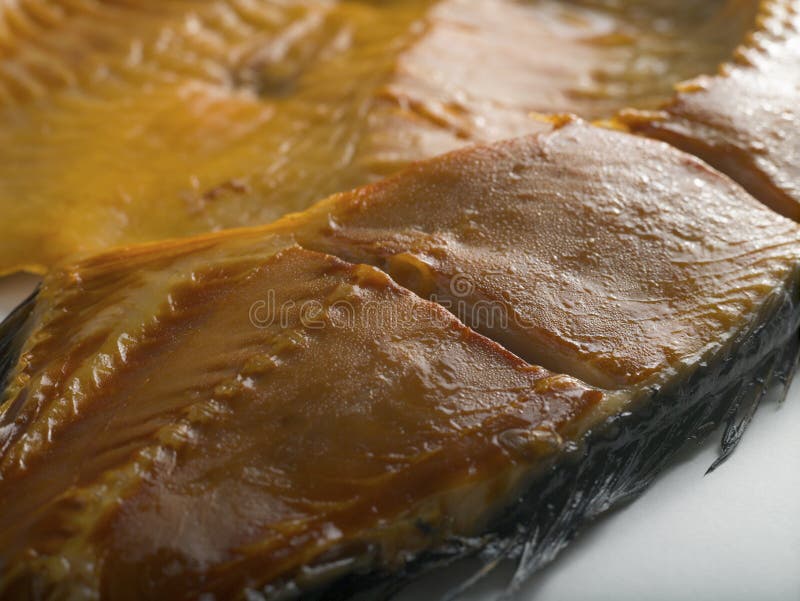 Hot Smoked Carp on a White Background Stock Image - Image of food ...