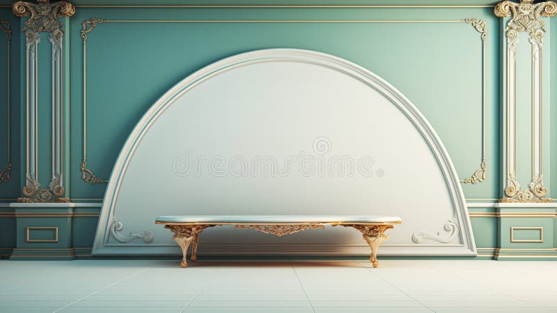 Delicate Abstract Simple Walls and Elegant, Comfortable Tables ...