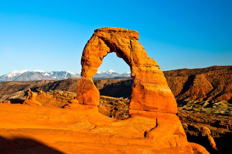 Arches National Park Delicate Arch in Utah USA Stock Photo - Image of ...