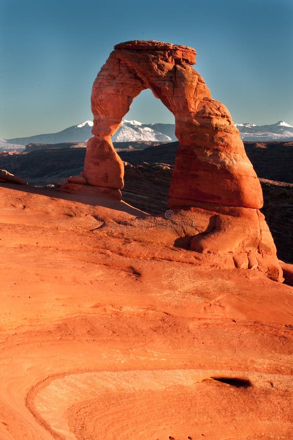 Delicate Arch Reflection Arches National Park Stock Photos - Free ...