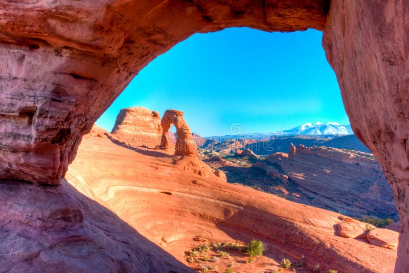 Delicate arch stock photo. Image of park, icon, moab, arch - 402146