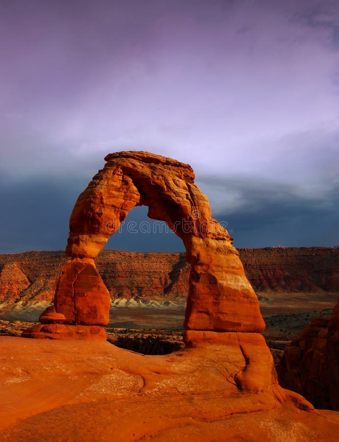 Delicate Arch stock photo. Image of arch, erode, monument - 20558184