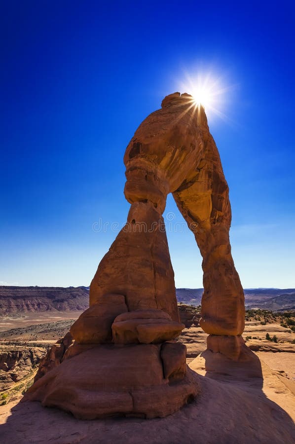 Delicate arch stock image. Image of famous, double, arch - 26803975