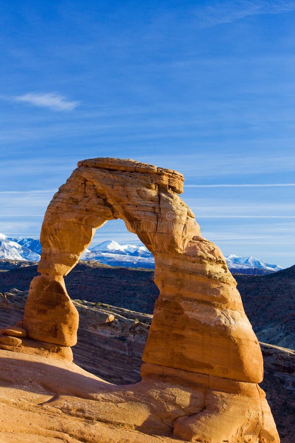 Delicate Arch, Arches National Park, Utah, USA Stock Photo - Image of ...
