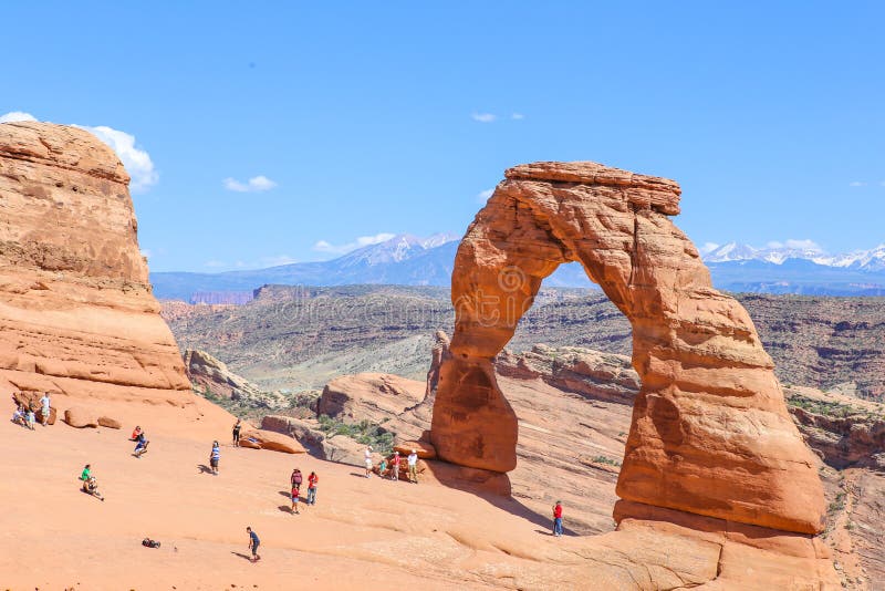 Delicate Arch in Utah editorial photo. Image of national - 174188086