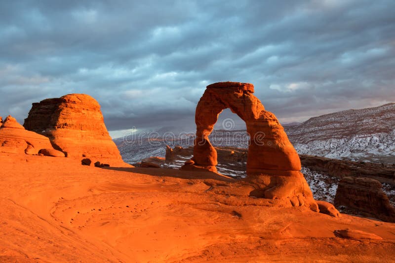 Delicate Arch stock photo. Image of arches, erosion, nature - 86620258