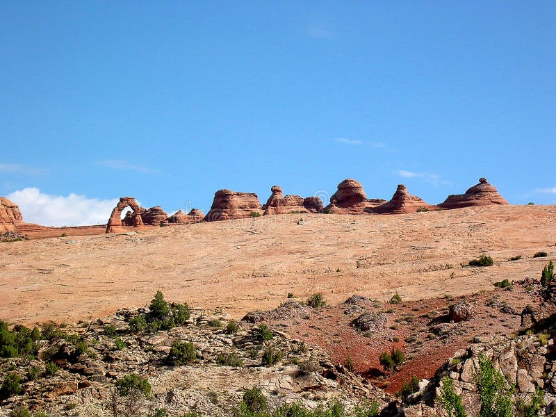 Delicate Arch Viewpoint, Arches National Park, Utah, USA Stock Image ...