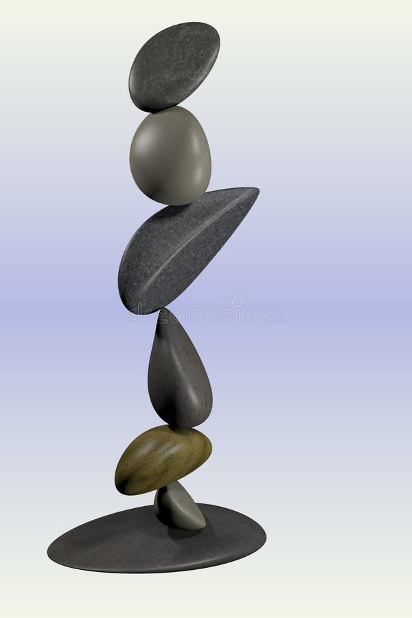 A Delicate Balance stock illustration. Illustration of objects - 19297105