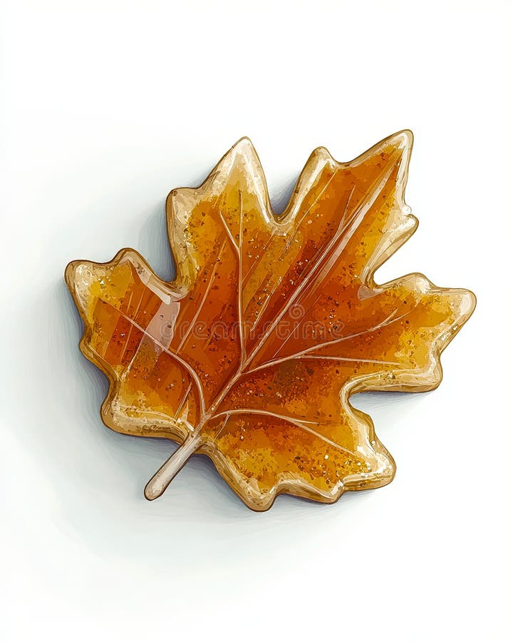 Delicate Beavertail Pastry Adorned with a Beautiful Maple Syrup Drizzle ...