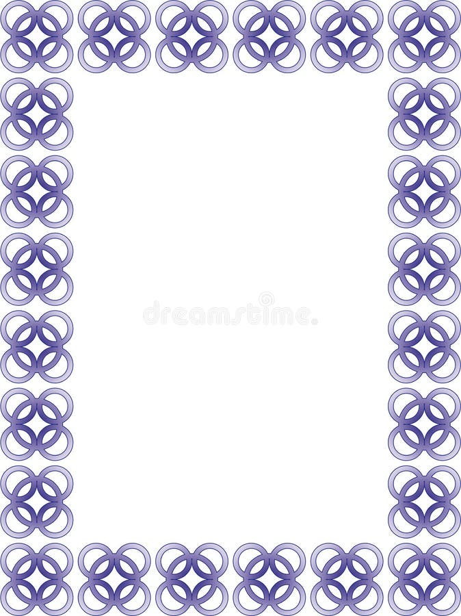 Delicate Blue Border - Vector Picture. Image: 7816645