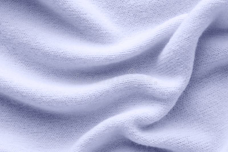 Delicate Blue Cashmere, Texture Knitted Fabric with Large Folds Stock ...