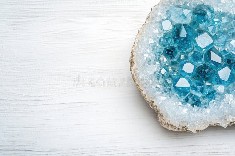 Geode Blue Interior Crystal Formations Stock Photos - Free & Royalty ...