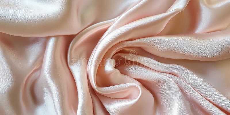 Delicate Blush Pink Satin Texture with Soft Draping and Glowing Light ...