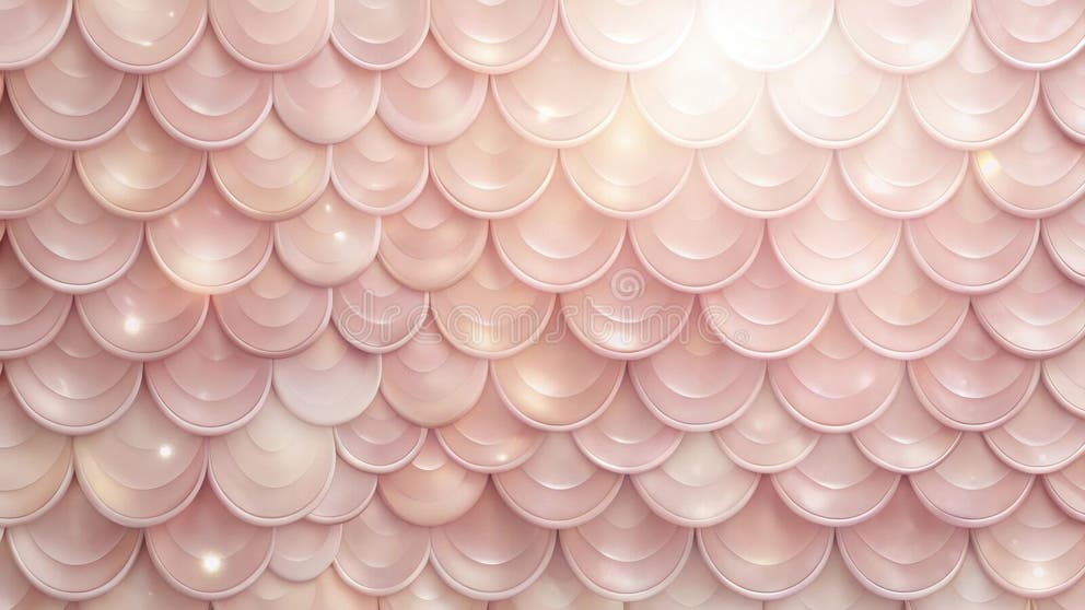 A Delicate Blush Pink Scale Pattern, Shimmering with Subtle Highlights ...