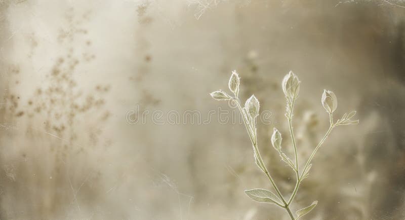 Delicate Botanical Line Art Displaying Minimalist Floral Patterns on a ...