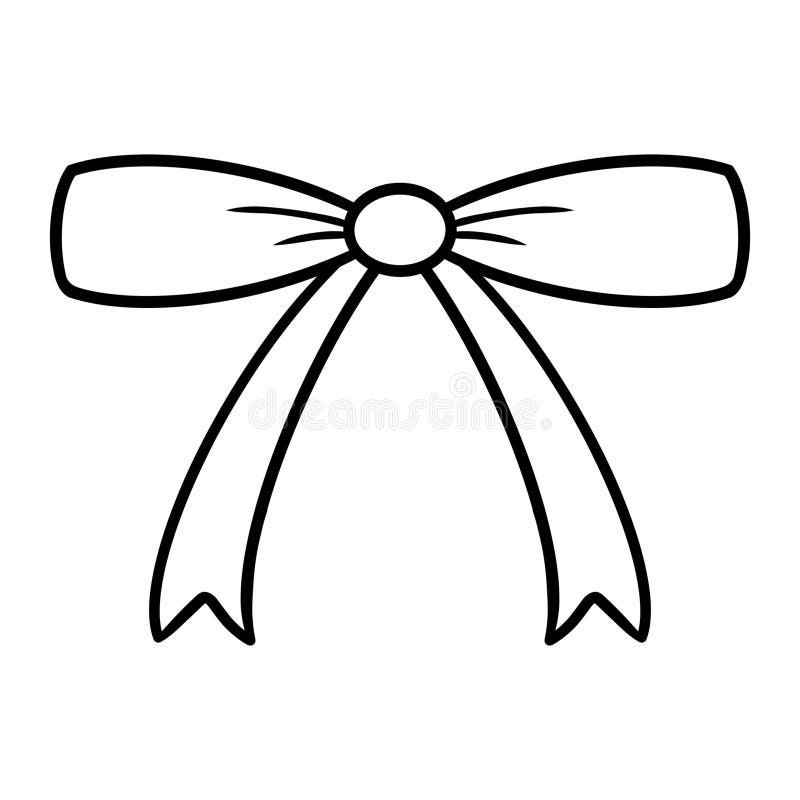 Charming Bow Designs stock illustration. Illustration of graceful ...