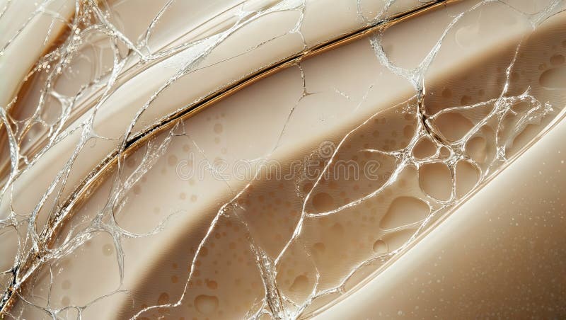 Translucent Web-Like Structures Under Microscopic View, Generative Ai ...