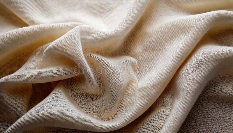Delicate Cotton Fabric Drapes Softly with Subtle Texture and Warmth ...