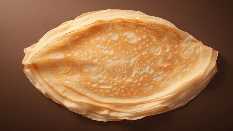 Delicate Crepe Cake Texture: a Masterpiece of Layered Elegance Stock ...