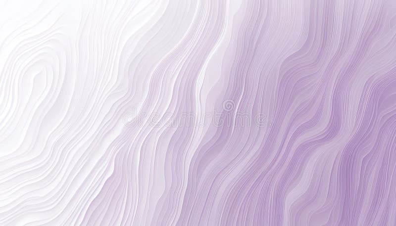 Delicate 3D Low Profile Light Purple Monochromatic Gradient Wave ...