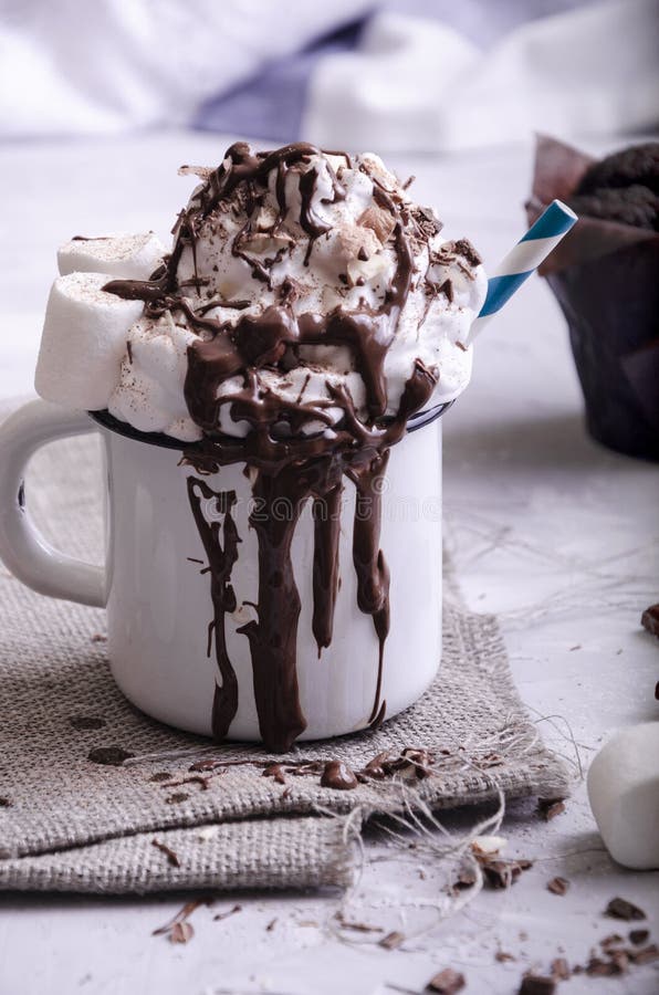 Delicate Dessert with Cream, Powdered Sugar and Berries Stock Photo ...