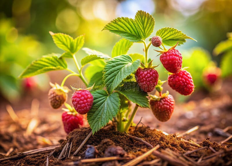 Early Spring Raspberry Bush Stock Illustrations – 13 Early Spring ...