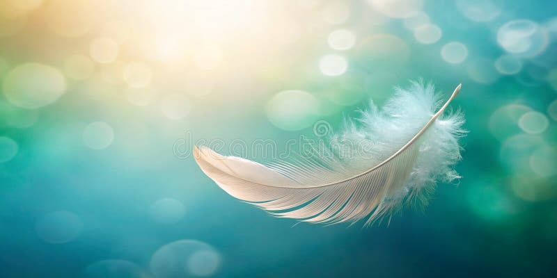 A Delicate Feather Floating on a Gentle Breeze AI-Generated Content ...