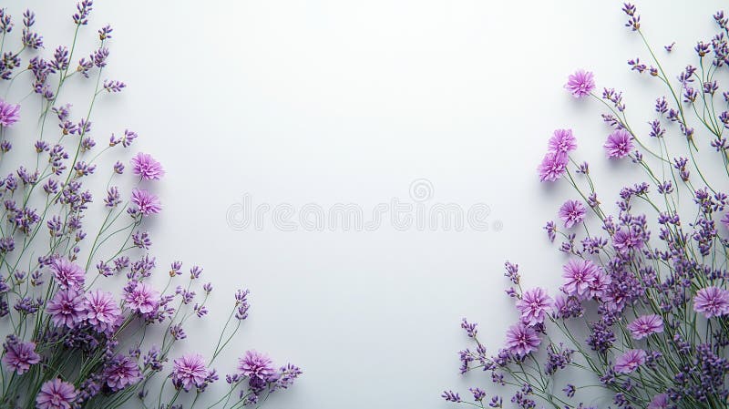 Delicate Floral Arrangement on a White Background Stock Image - Image ...