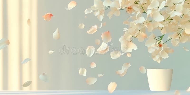 Delicate Floral Petals in Motion, Perfect for Spring Decor and Design ...