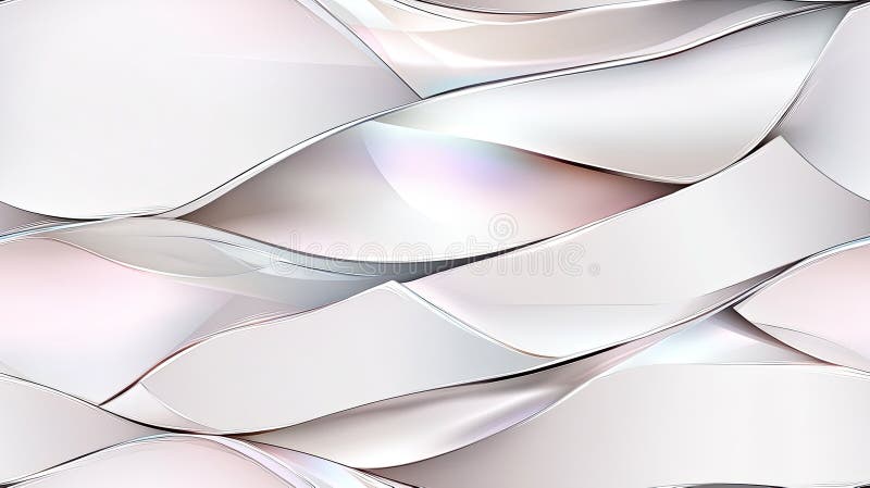 Delicate Fragments of Iridescent Glass Create a Captivating Seamless ...