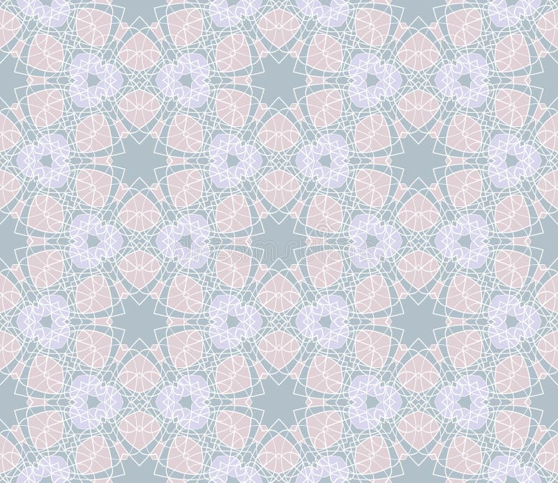 Delicate Geometric Frames with Floral Elements Stock Illustration ...