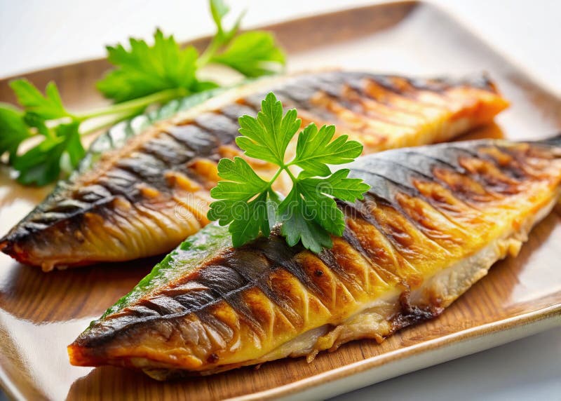 Delicate Grilled Pickled Saba Fish a Miniature Culinary Masterpiece ...
