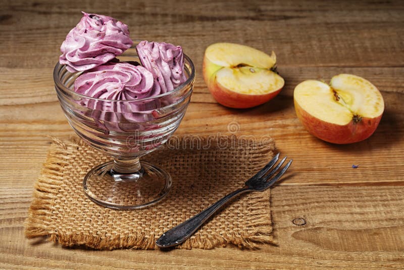 Delicate Handmade Marshmallow Stock Photo - Image of confectionery ...