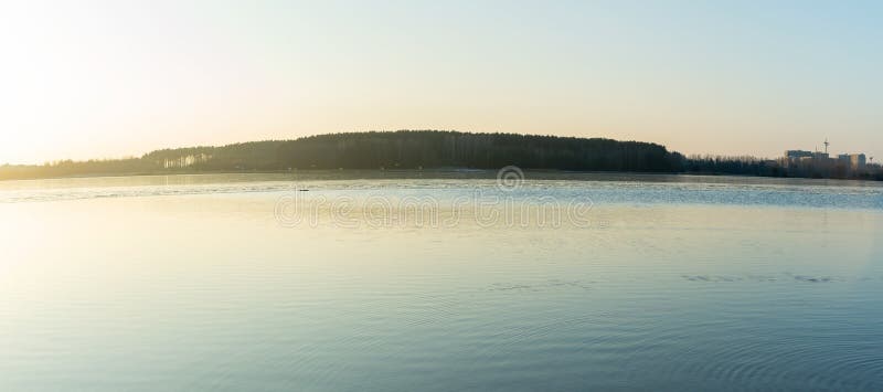 Delicate Ice Forms on the Lake S Surface As Spring Arrives, Showcasing ...