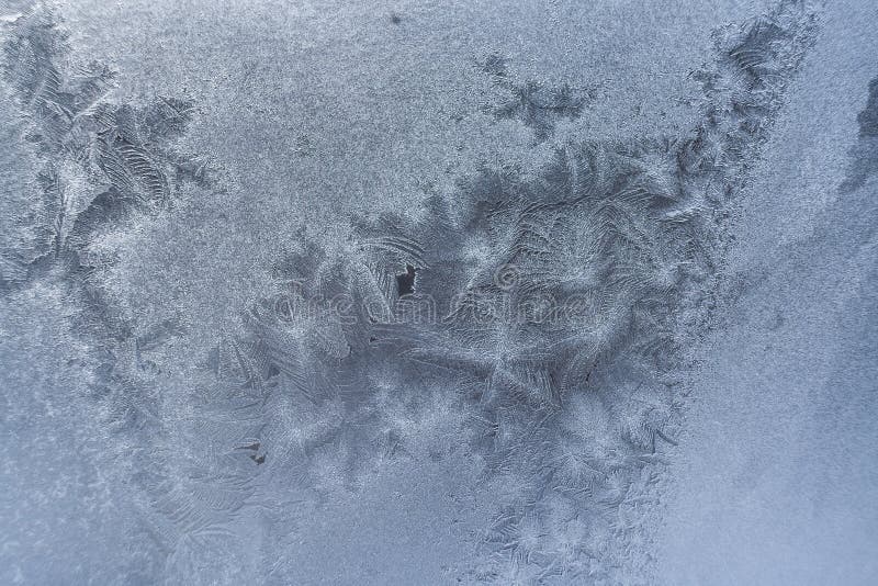 Delicate Icy Pattern on Window As Wallpaper. Stock Image - Image of ...