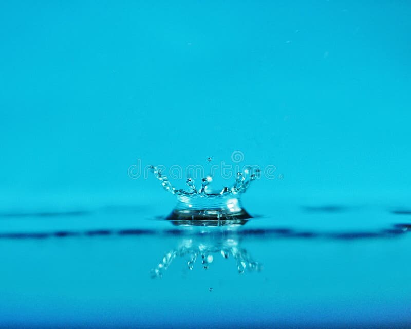 Delicate impact water stock image. Image of drops, fresh - 91109639