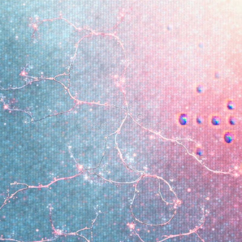 Delicate, Interconnected Pink Vector Lines Forming a Complex Background ...