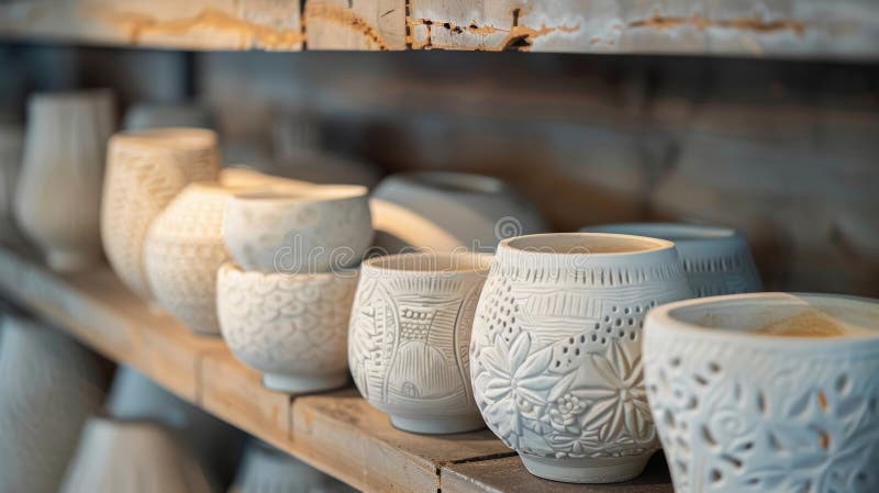 Delicate and Intricate Ceramic Art Pieces Featuring Handcarved Designs ...