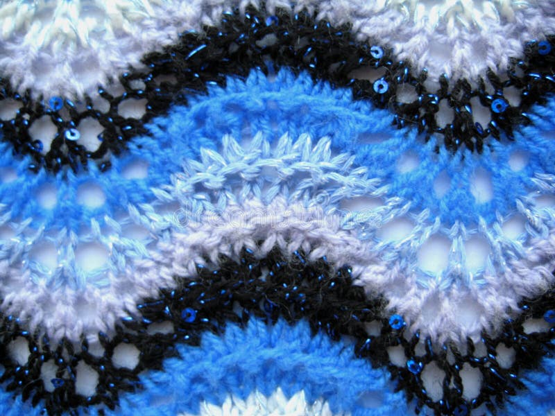 Delicate Knitted Fabric Texture Stock Image - Image of pattern, holes ...