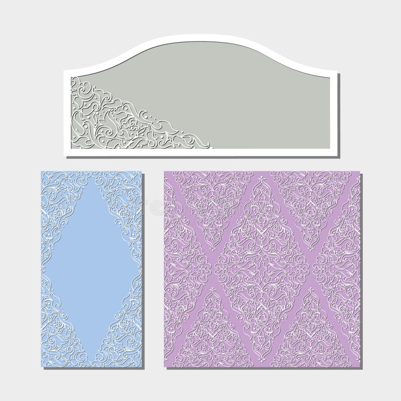 Delicate Lace. Seamless Pattern. Design of Cards, Wallpapers. Stock ...