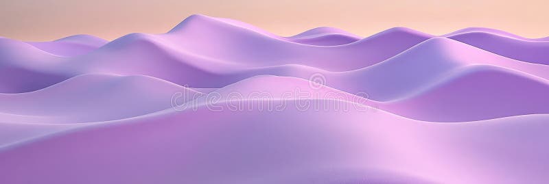 Delicate Lavender 3D Wave Pattern, a Minimalist Gradient Background for ...